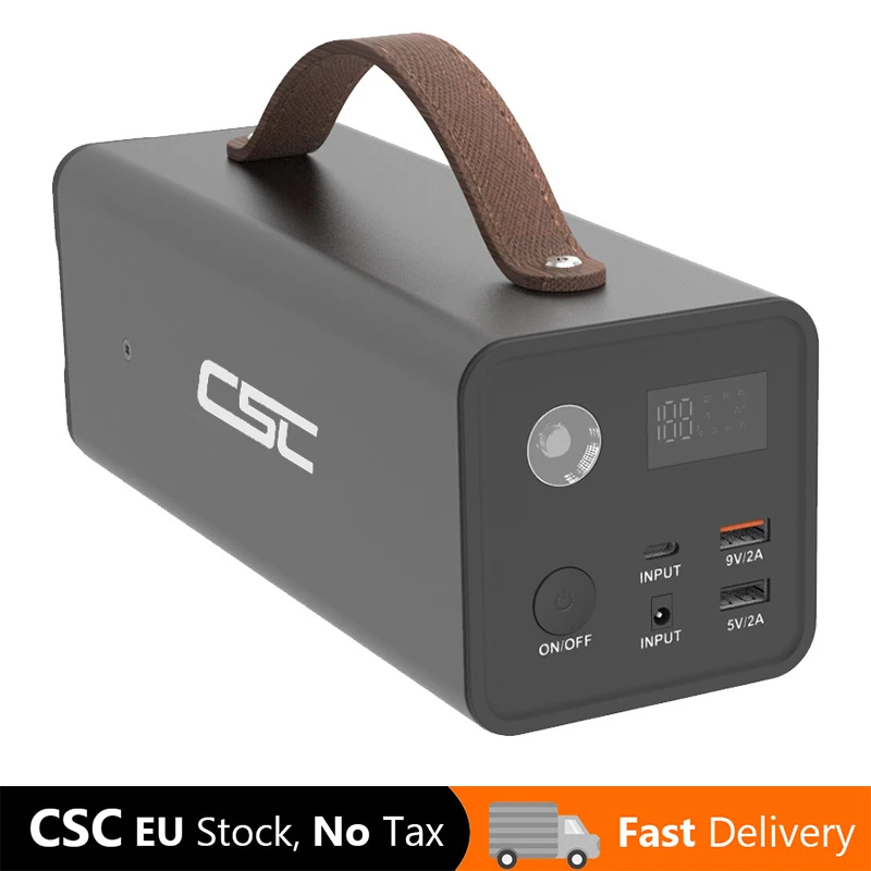 CSC-AC100-240V-200W-Solar-Generator-Power-Bank-151Wh-40800mAh-Portable ...