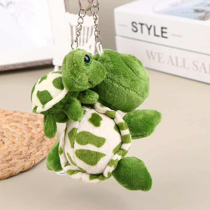 1pcs 7/10CM Cute Plush Turtle Doll Keychain Soft Stuffed Toy Key Chain ...