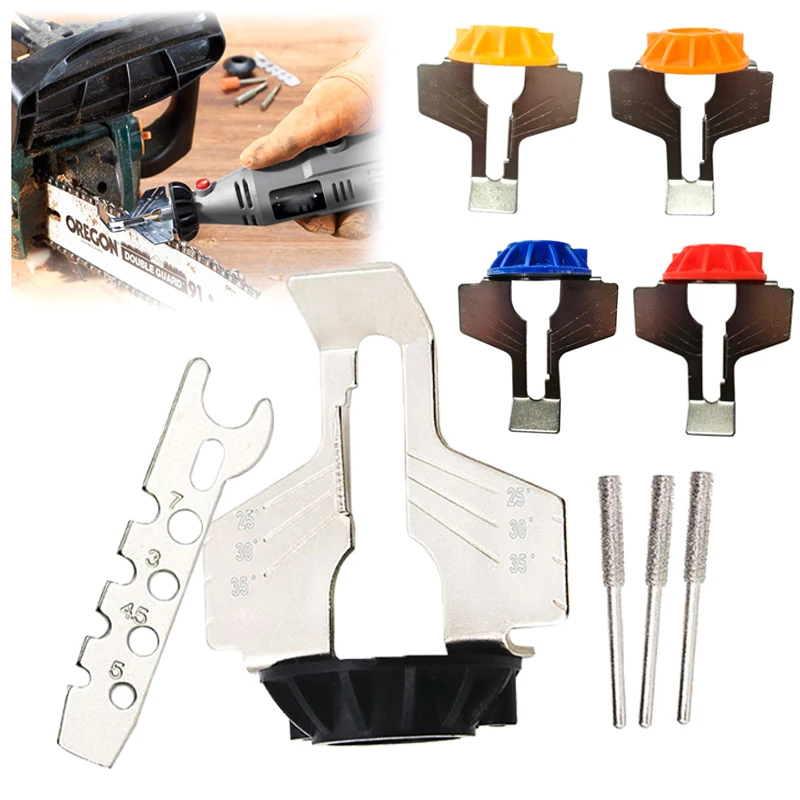 1-2-3-5Pcs-Chainsaw-Sharpening-Kit-Electric-Grinder-Sharpening ...