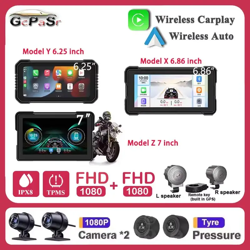 Android-Auto-For-Motorcycle-Touch-Screen-With-GPS-TMPS-Waterproof ...
