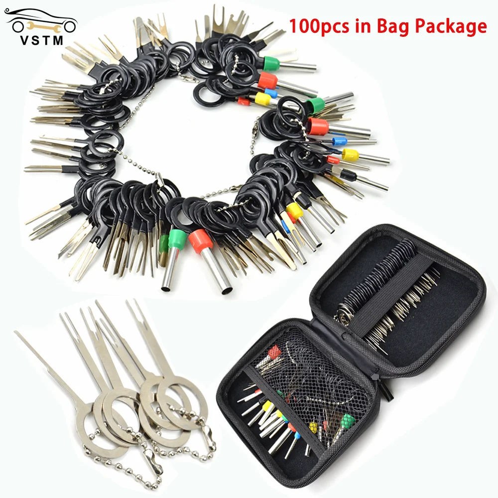 2024-100pcs-Pin-Extractor-Set-Car-Wire-Crimp-Terminals-Removal-Tool-Kit ...