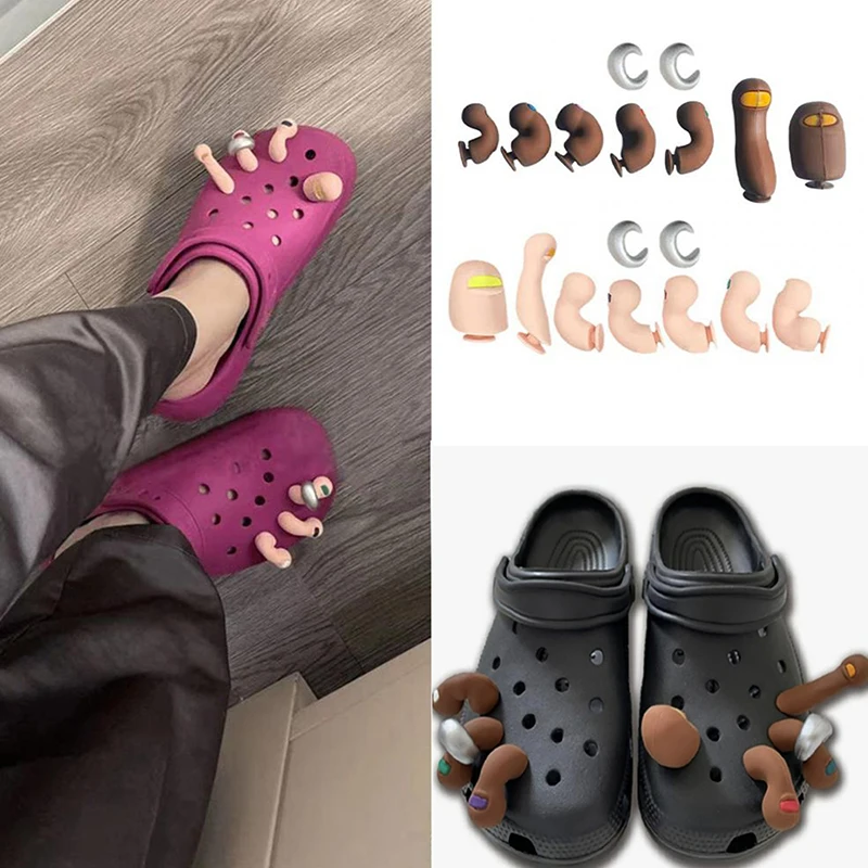 Fingers-For-Crocs-Shoe-Decoration-Accessories-3d-Toe-Charms-For-Crocs ...
