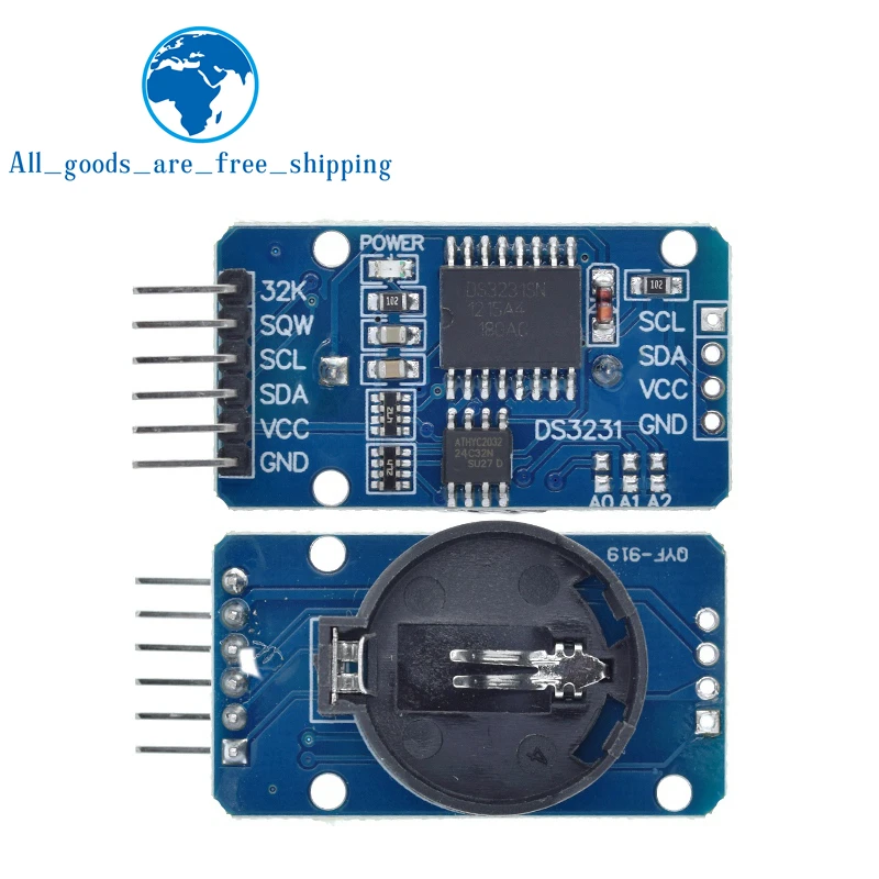 DS3231 AT24C32 IIC Module Precision Clock Module DS3231SN Memory module ...