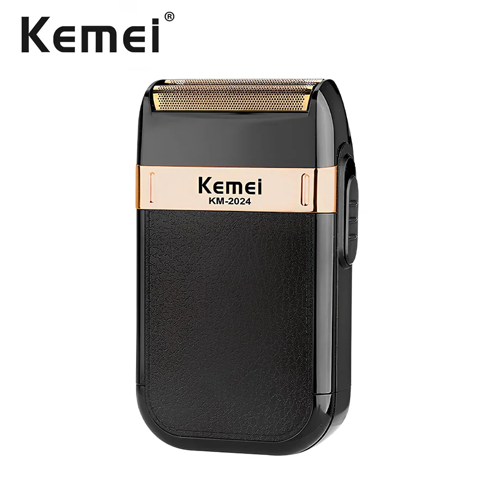 Kemei-KM-2024-USB-Charging-Electric-Shaver-Additional-Cutter-Head-Reciprocating-Twin-Blade-Razor ...