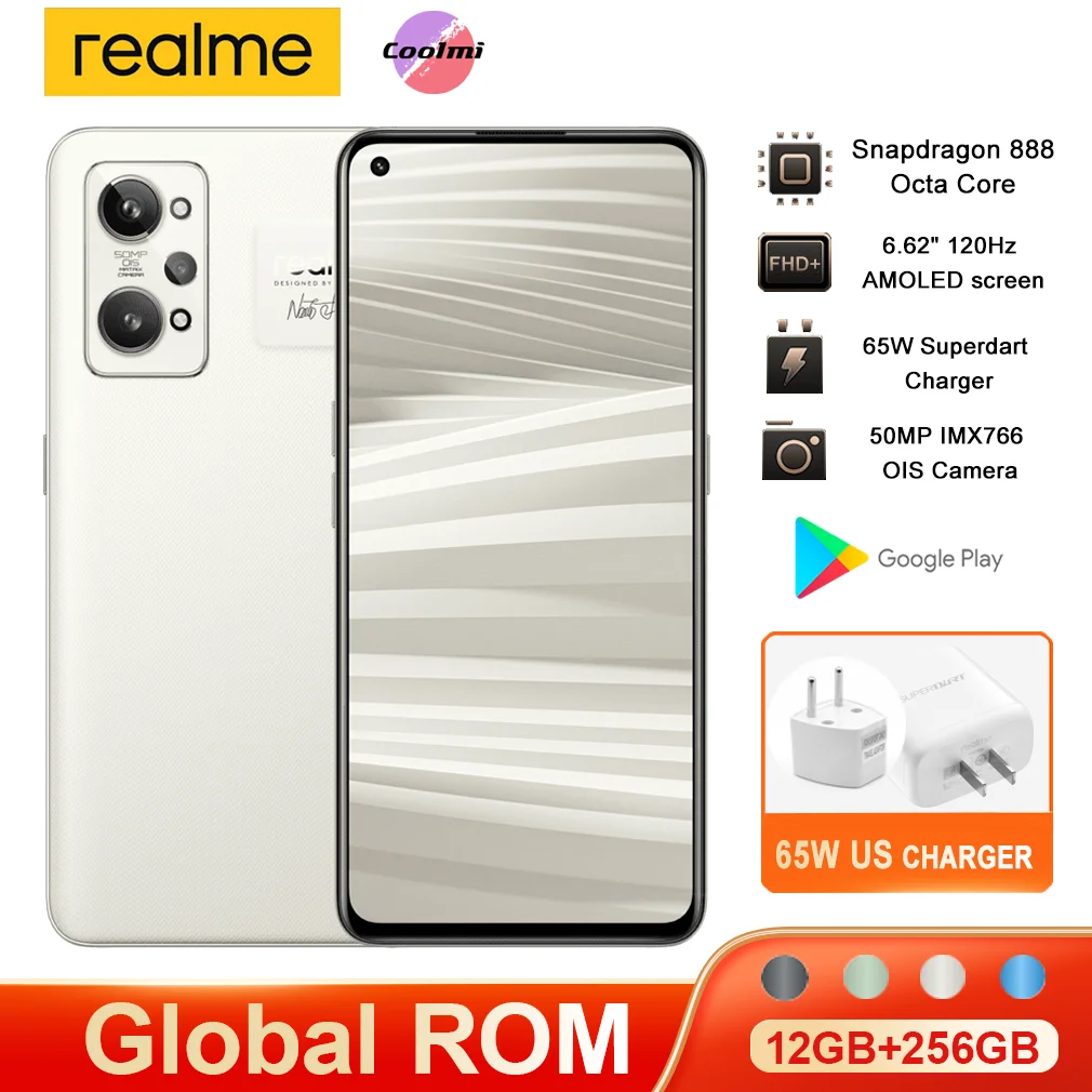 Realme teléfono inteligente GT 2 5G con Android 12, smartphone Original ...