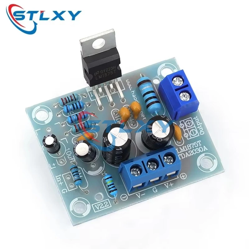 Stlxy LM1875T Mono Amplifier Board 20W High Temperature Speaker ...