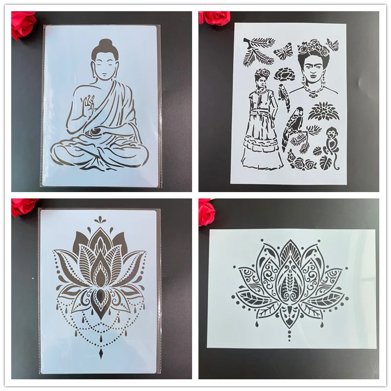 Buddha Stencils Free