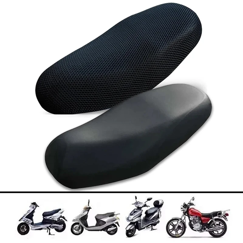 Universal-Motorcycle-Seat-Cover-Leather-Protector-Waterproof-Cushion ...
