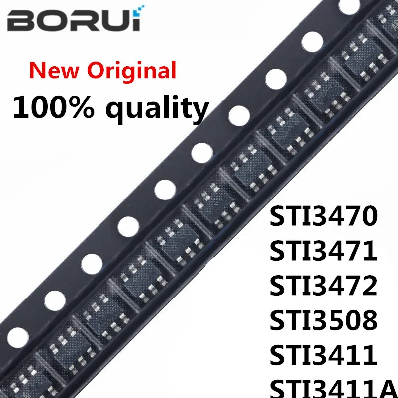 10-STI3470-3470-S47B-STI3471-STI3472-STI3508-STI3411A-STI3411-SOT23-6 ...