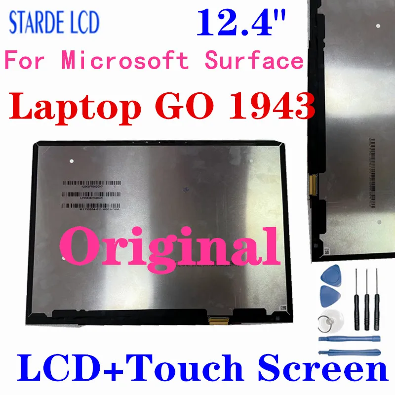 12.4" LCD For Microsoft Surface Laptop GO 1943 LCD Display Touch Screen Digitizer Assembly for ...