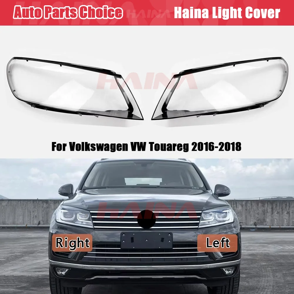 Car Headlight Cover For Volkswagen VW Touareg 2016 2017 2018 Headlamp ...