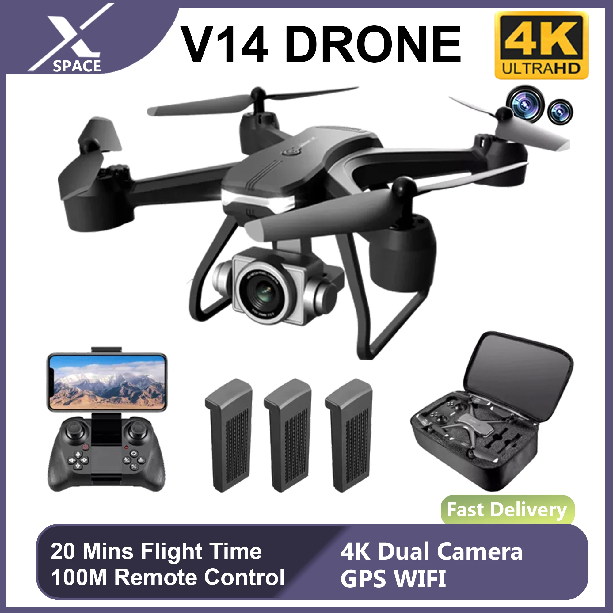 V14-Drone-4K-HD-Dual-Camera-Professional-Wide-Angle-1080P-WiFi-FPV ...