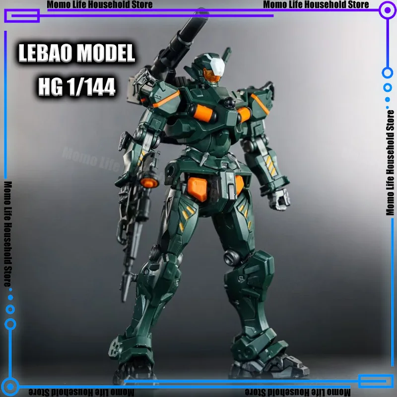 新しい LEBAO モデル 1/144 HG RGM-79 グリーンライトタイプガンキャノン組立モデルキットアニメアクションフィギュアロボット ...
