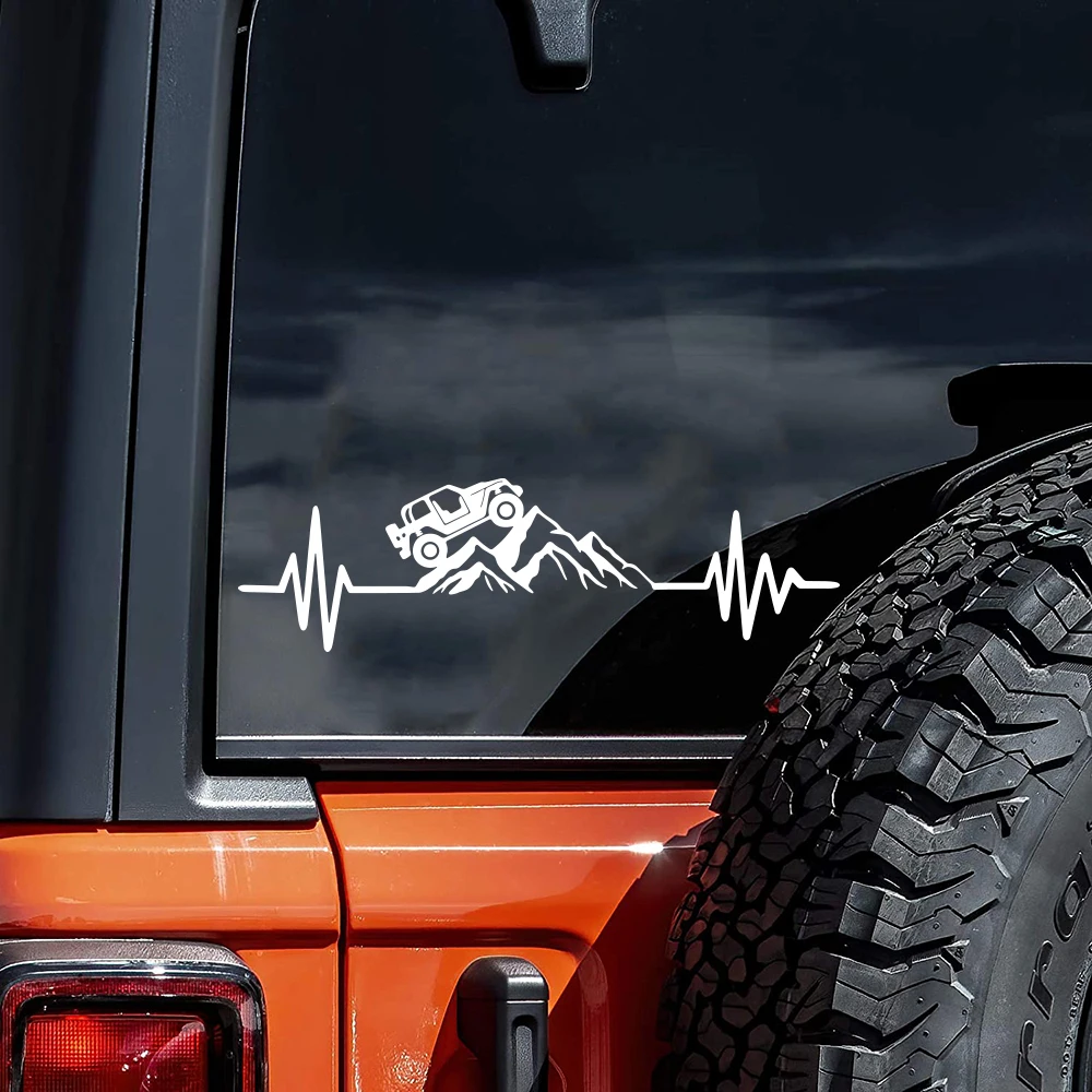 Heartbeat-Offroad-Mountain-Car-Sticker-Decal-4x4-Offroad-Truck-Auto ...