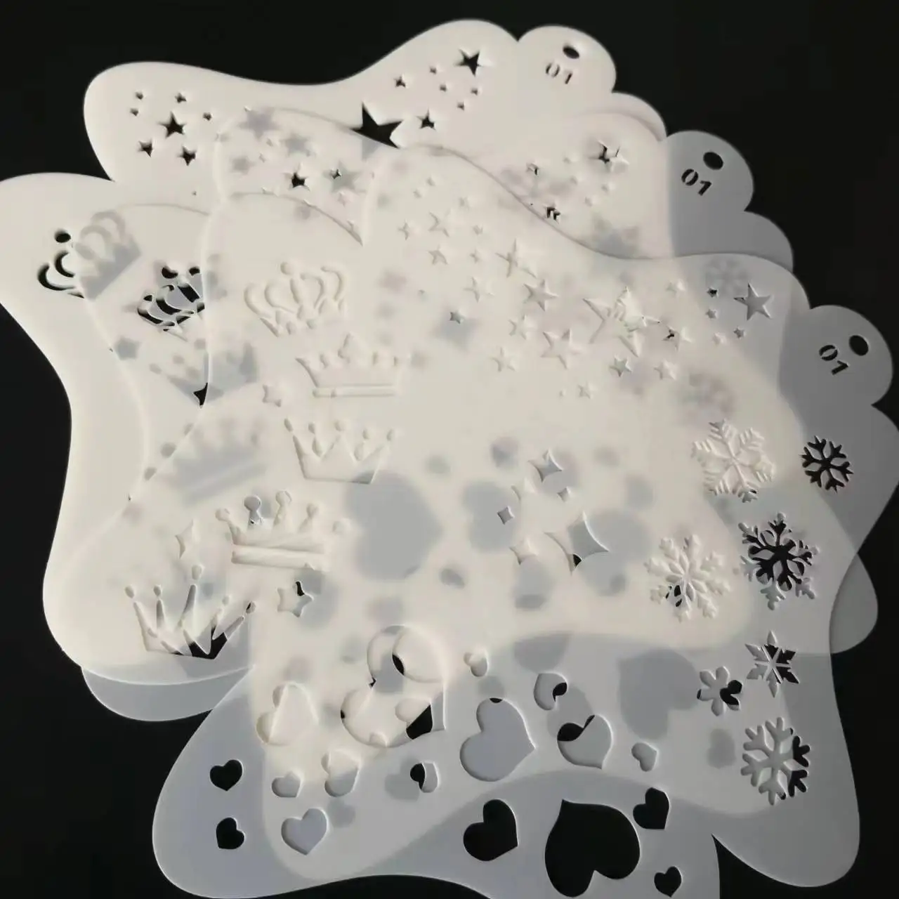 Stencils for Body Painting Face Art Halloween Birthday Party DIY Makeup ...