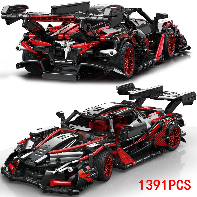 High-tech Expert Super Speed Champions Car Moc City 1391pcs 1337pcs ...