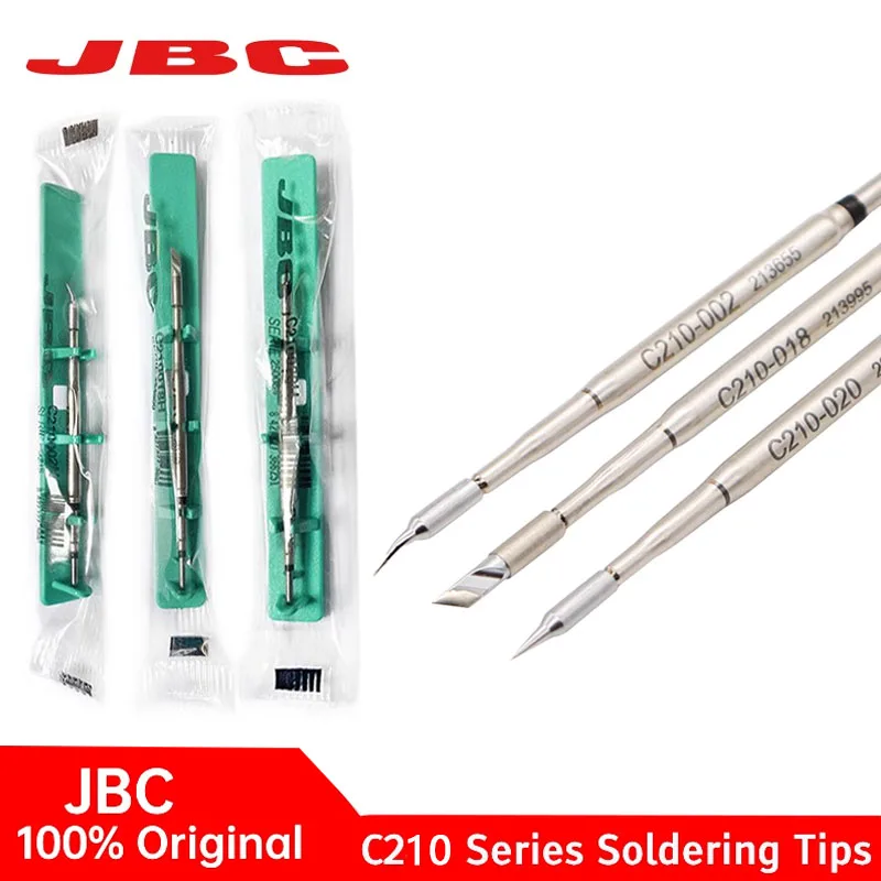 JBC C210 Series Soldering Iron Head C210018 C210002 C210020 Universal ...