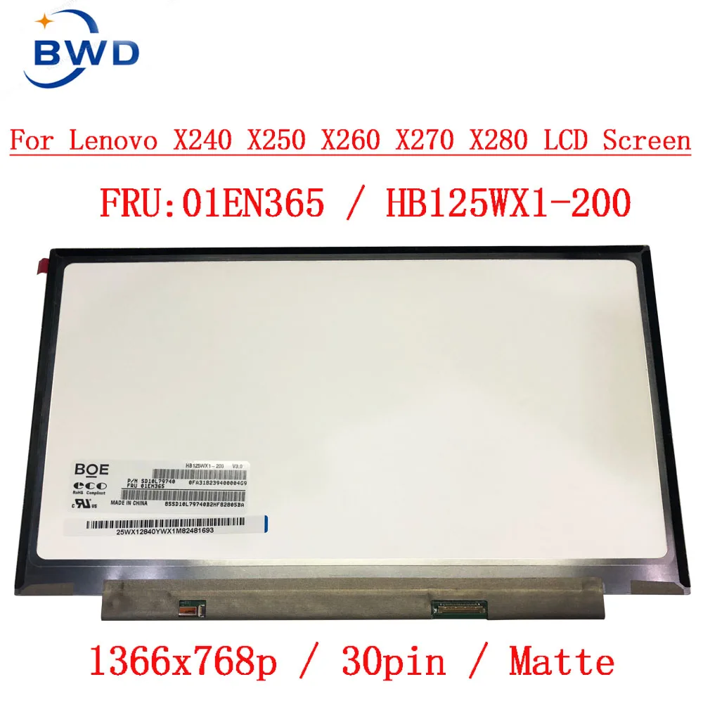 01EN365-HB125WX1-200-TN-HD-ramping-12-5-inci-Screen-For-untuk-Lenovo ...