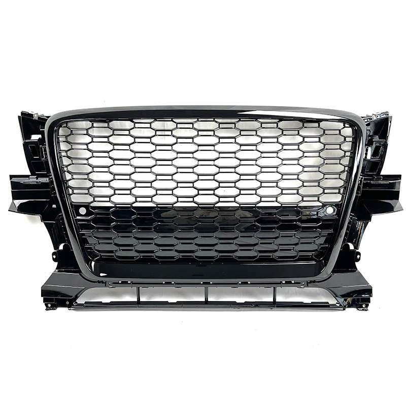 Q5 Quattro Style Black Front Sport Honeycomb Hood Grill Grille for Audi ...