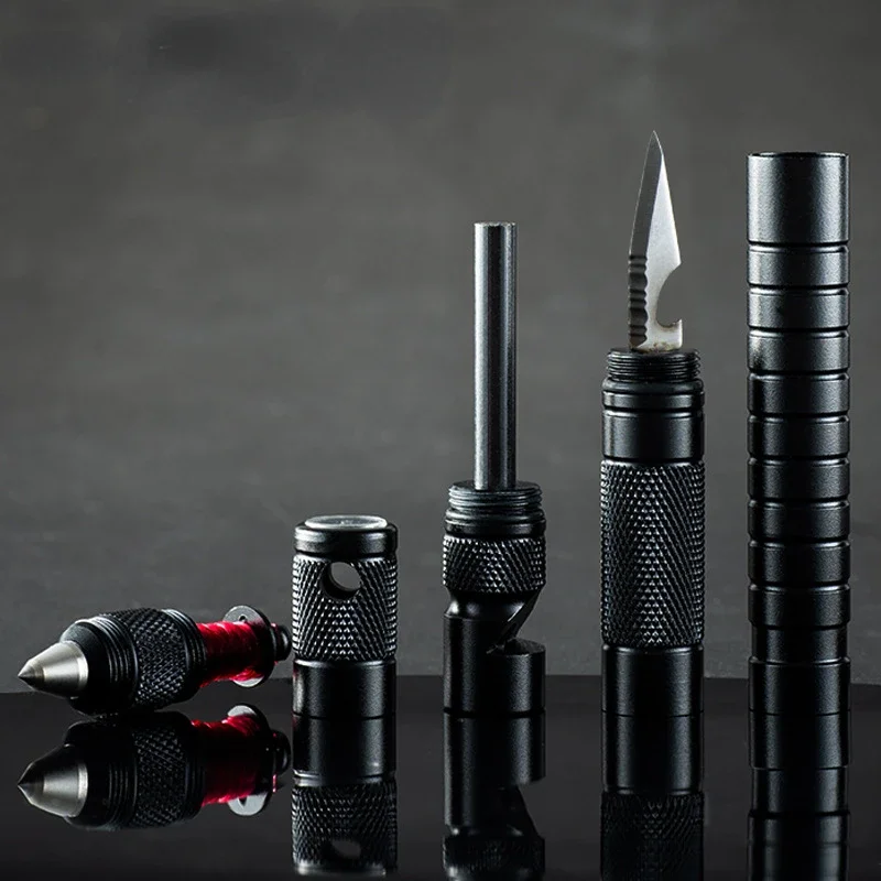 Multitool-Tactical-Survival-Gear-com-isqueiro-ferramenta-de-pesca-Glass ...