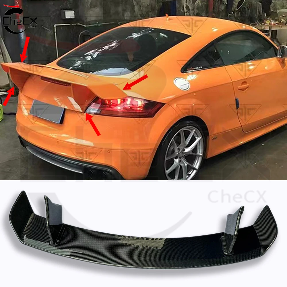 For-Audi-2008-2014-TT-TTS-TTRS-MK2-High-Quality-Fiberglass-Material-GT ...