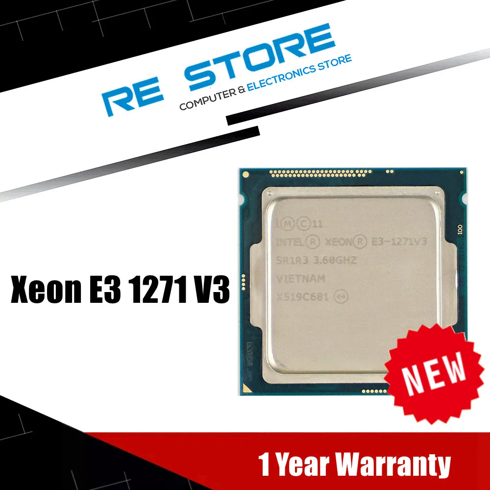 Usado intel xeon e3 1271 v3 e3 1271v3 3.6ghz quad core processador cpu ...