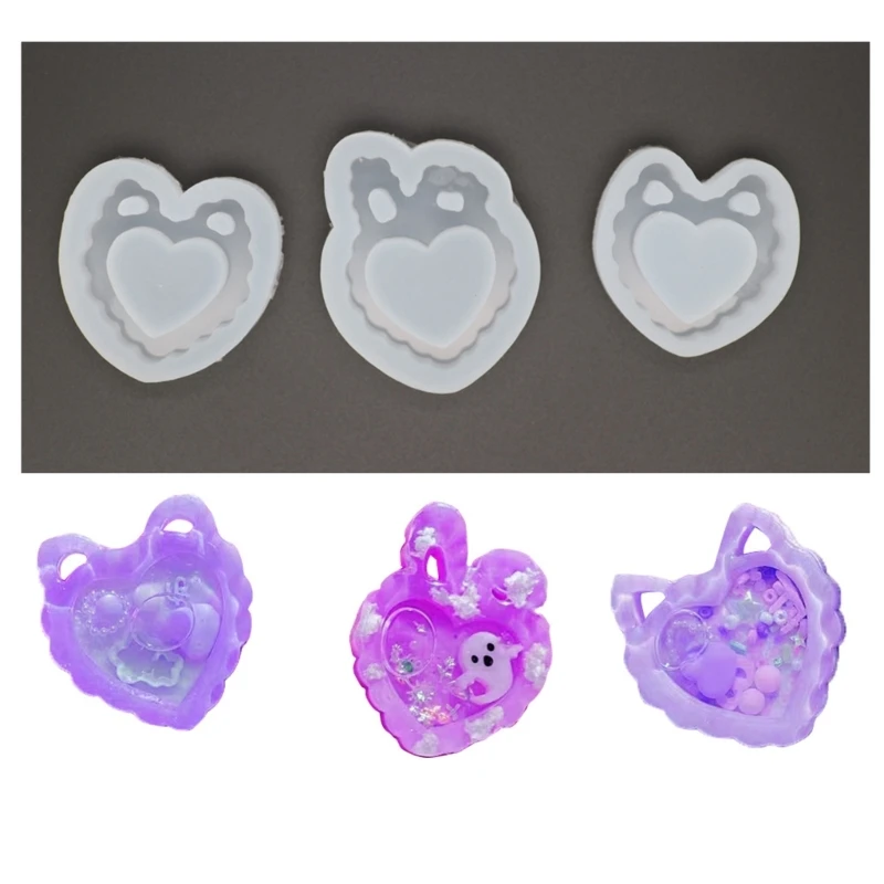 Animal Ear Resin Shaker Mold,Silicone Quicksand Mould Resin Shaker ...