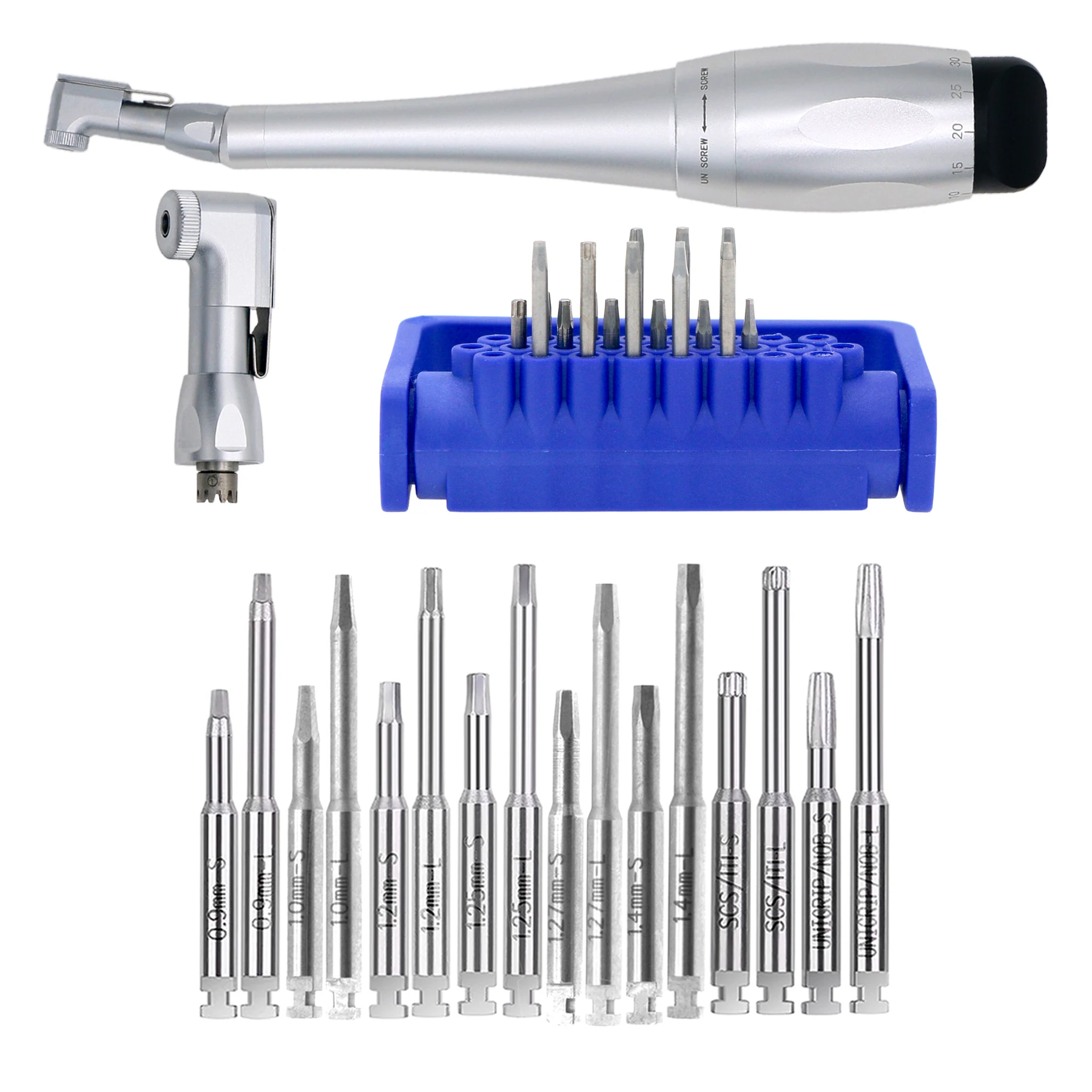 Dental-SD-Torque-Driver-Torque-Wrench-Handpiece-Surgident-16-Drivers ...