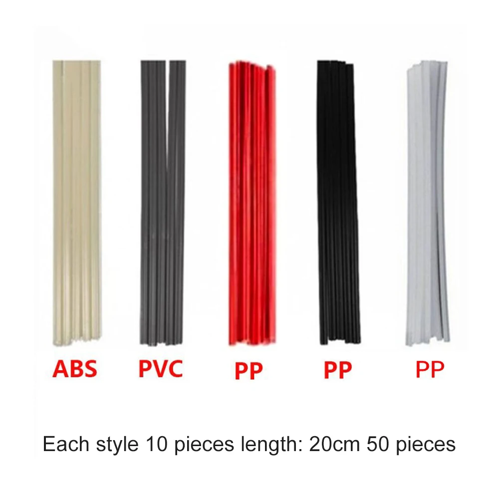 50Pcs-Plastic-Welding-Rods-Set-Kits-20cm-PP-PE-PVC-ABS-Polypropylene ...