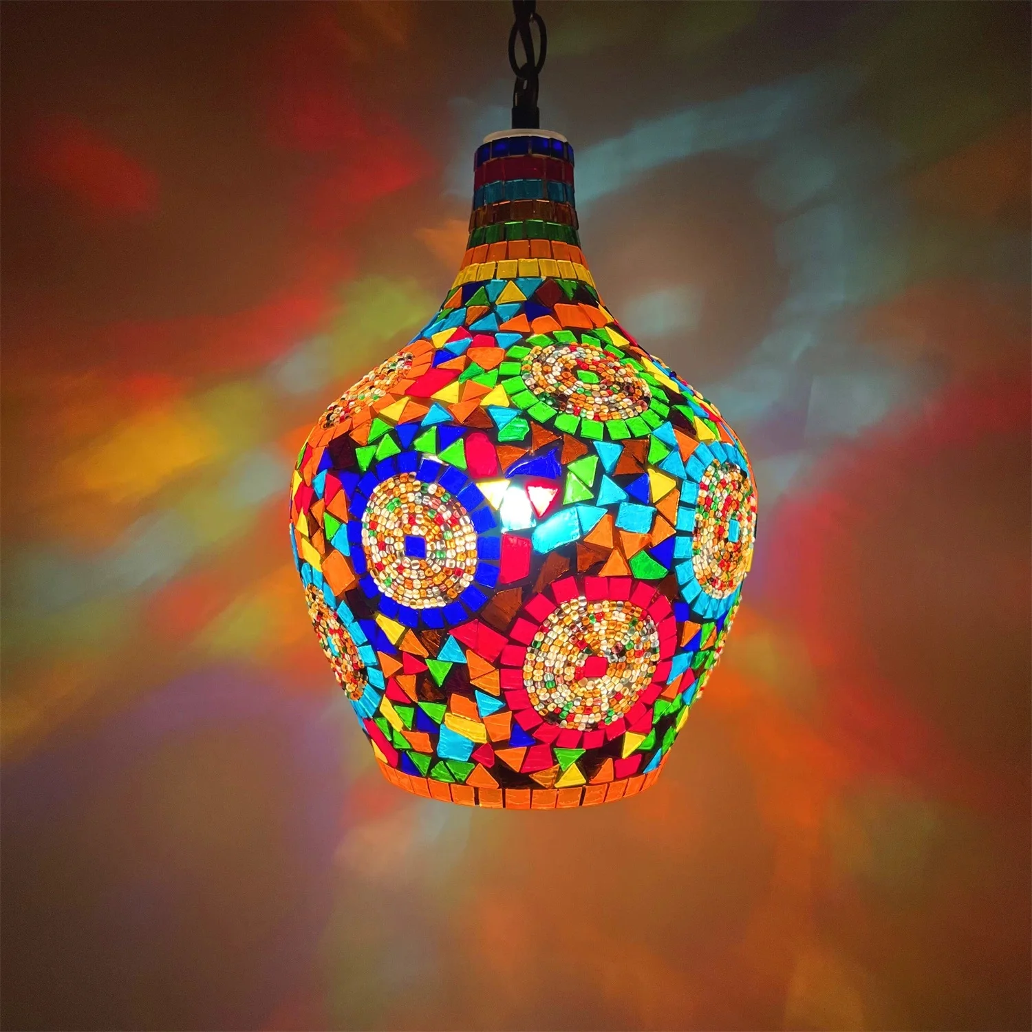 Turkish-Mosaic-Vase-Pendant-Lamp-Ethnic-Customs-Handmade-Lampe-Romantic ...