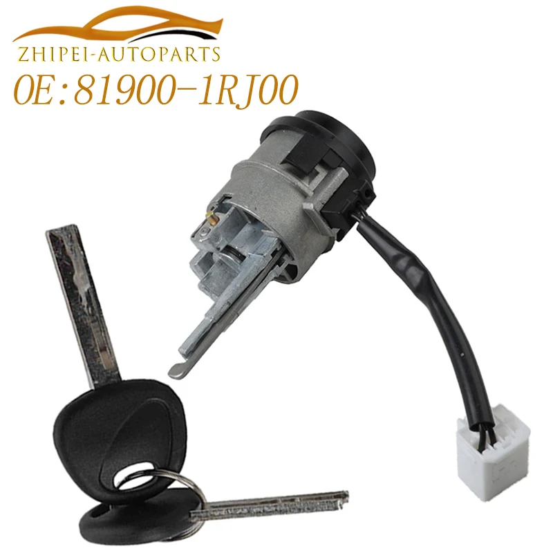 819001RJ00 Door Lock Cylinder Barrel With 2 Keys Car 81900-1RJ00 For ...
