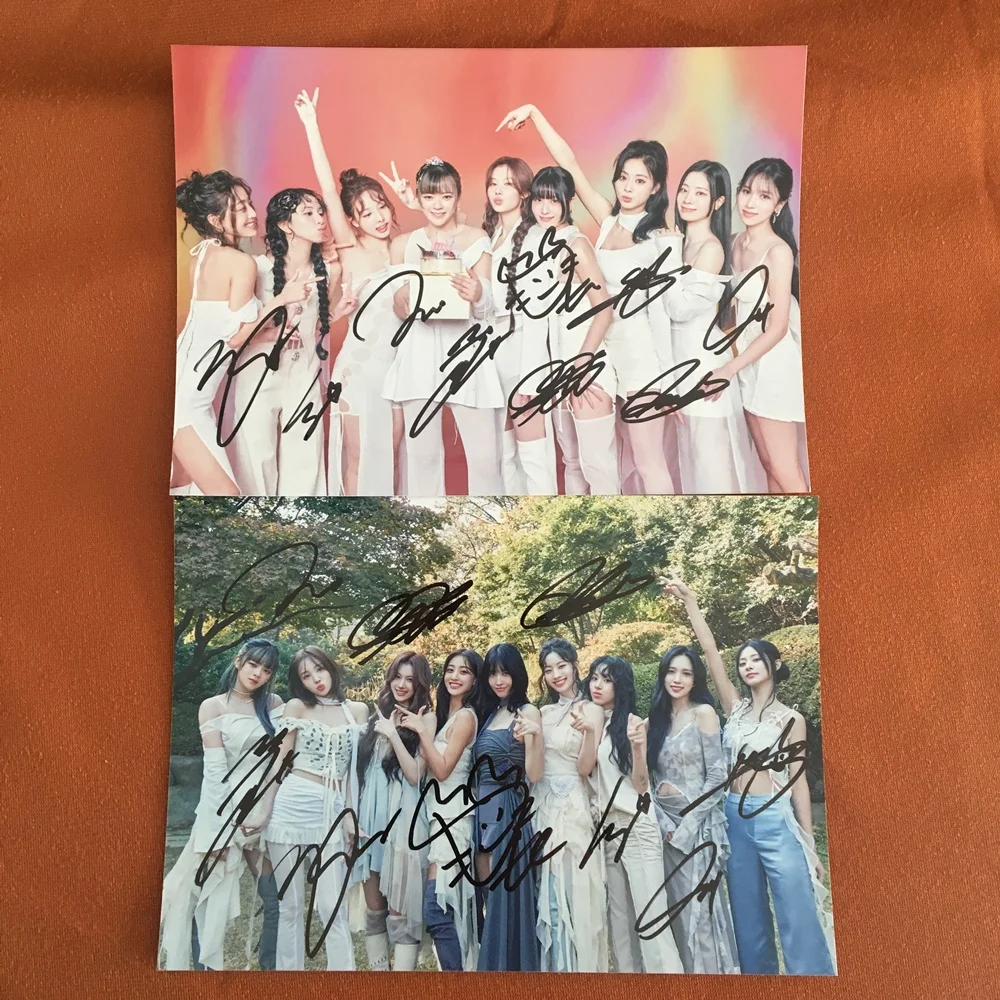 TWICE-Autographed-Signed-Original-Group-Photo-Listen-with-you-th-5-7-K ...