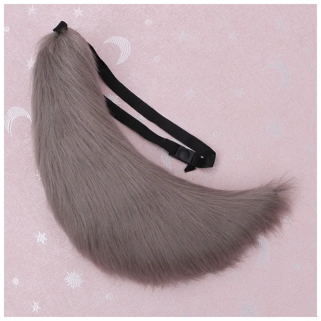 Handmade Plush Fox Tail Role-playing Costume Cosplay long furry Wolf ...