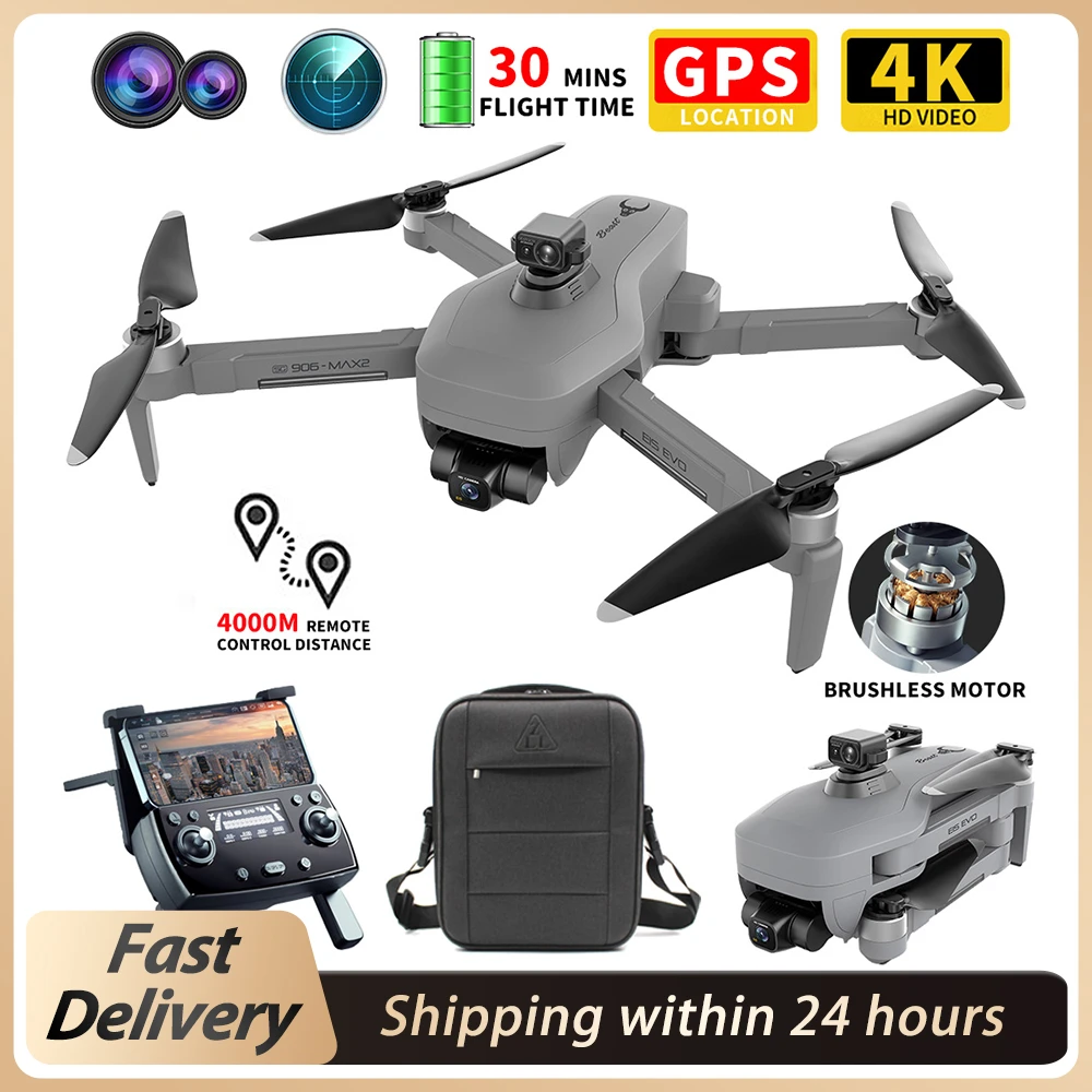 New Sg906 Max2 Drone 4k Professional Hd Camera Laser Obstacle Avoidance 3-axis Gimbal 5g Wifi ...