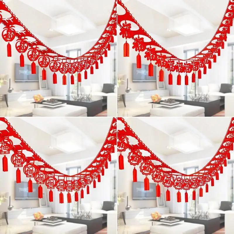 DIY non-woven chinese new Year Traditional Spring Festival FU CHUN ...