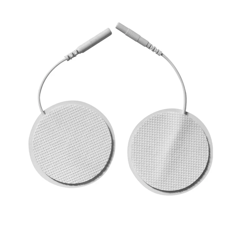 4cm-3-5cm-Round-2mm-Pin-Extra-Reusable-Non-woven-Gel-Adhesive-Electrode ...