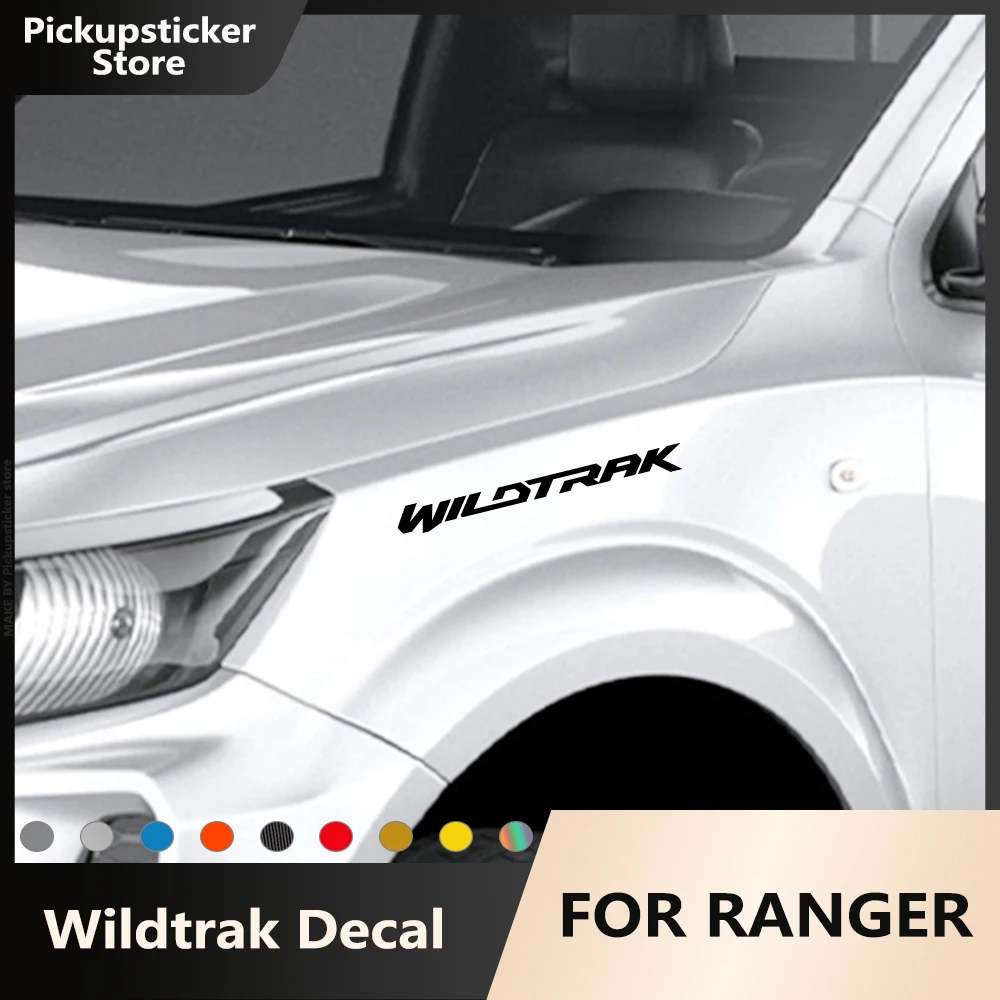 Pickup Sticker For Ford Ranger Raptor XL XLT Lariat Wildtrak Car ...