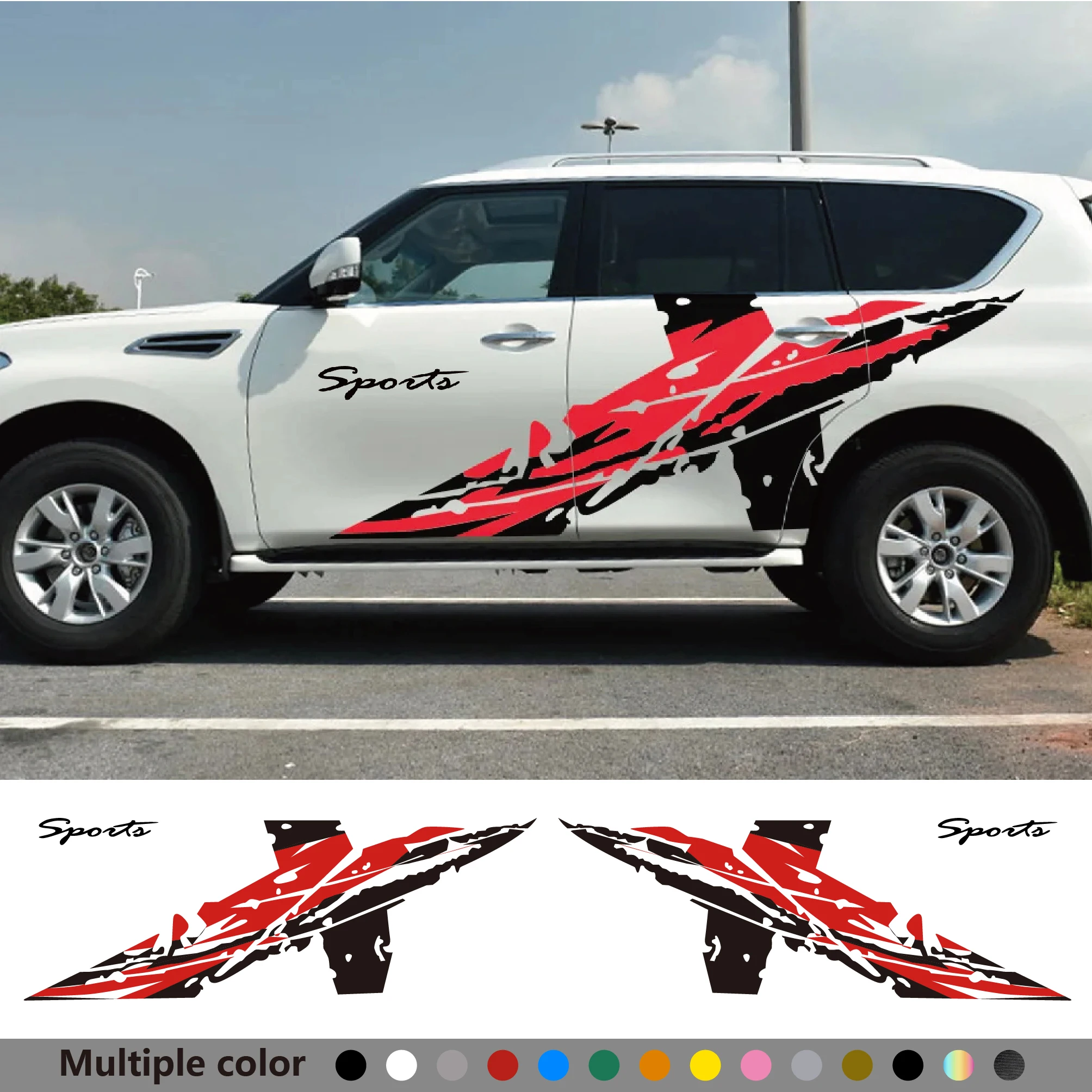 2pcs-Car-Side-Body-Stickers-Apply-For-Nissan-Patrol-y60-y61-y62-Auto ...