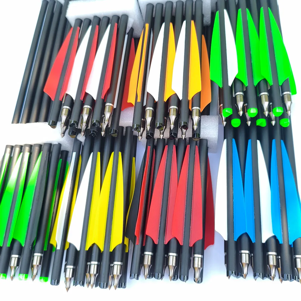Archery Hunting 20 inch Crossbow Bolts Crossbow Arrows With Screw-in ...