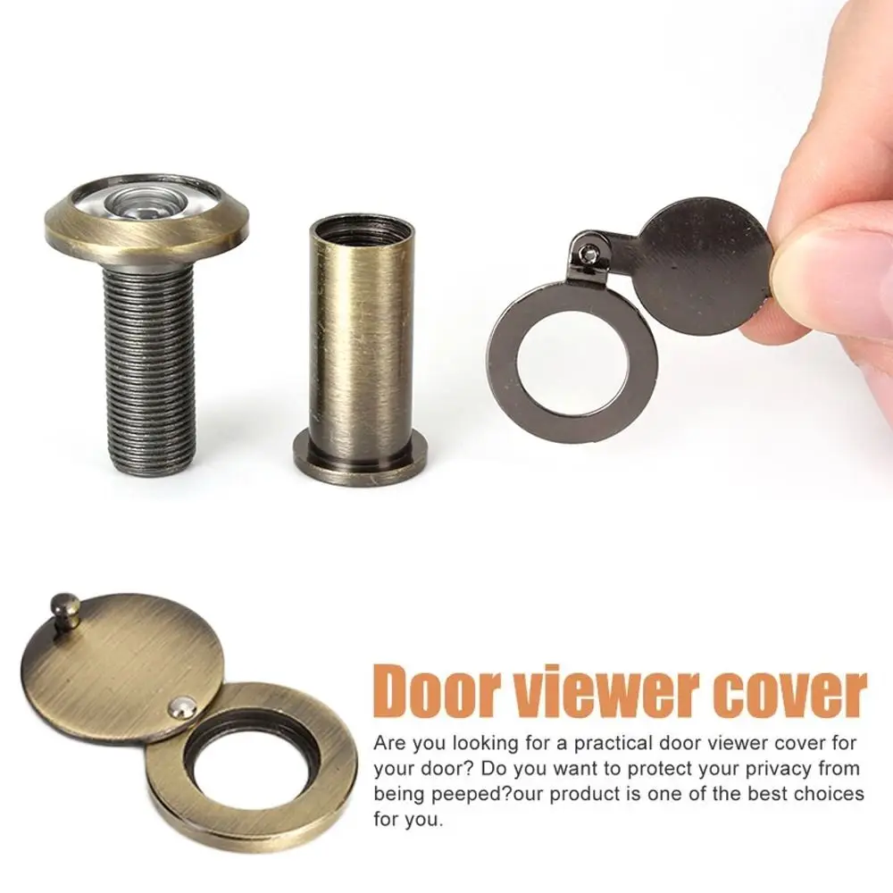 Fixed-Door-Viewers-Covers-Safety-Metal-Flip-Over-Door-Protectorations ...