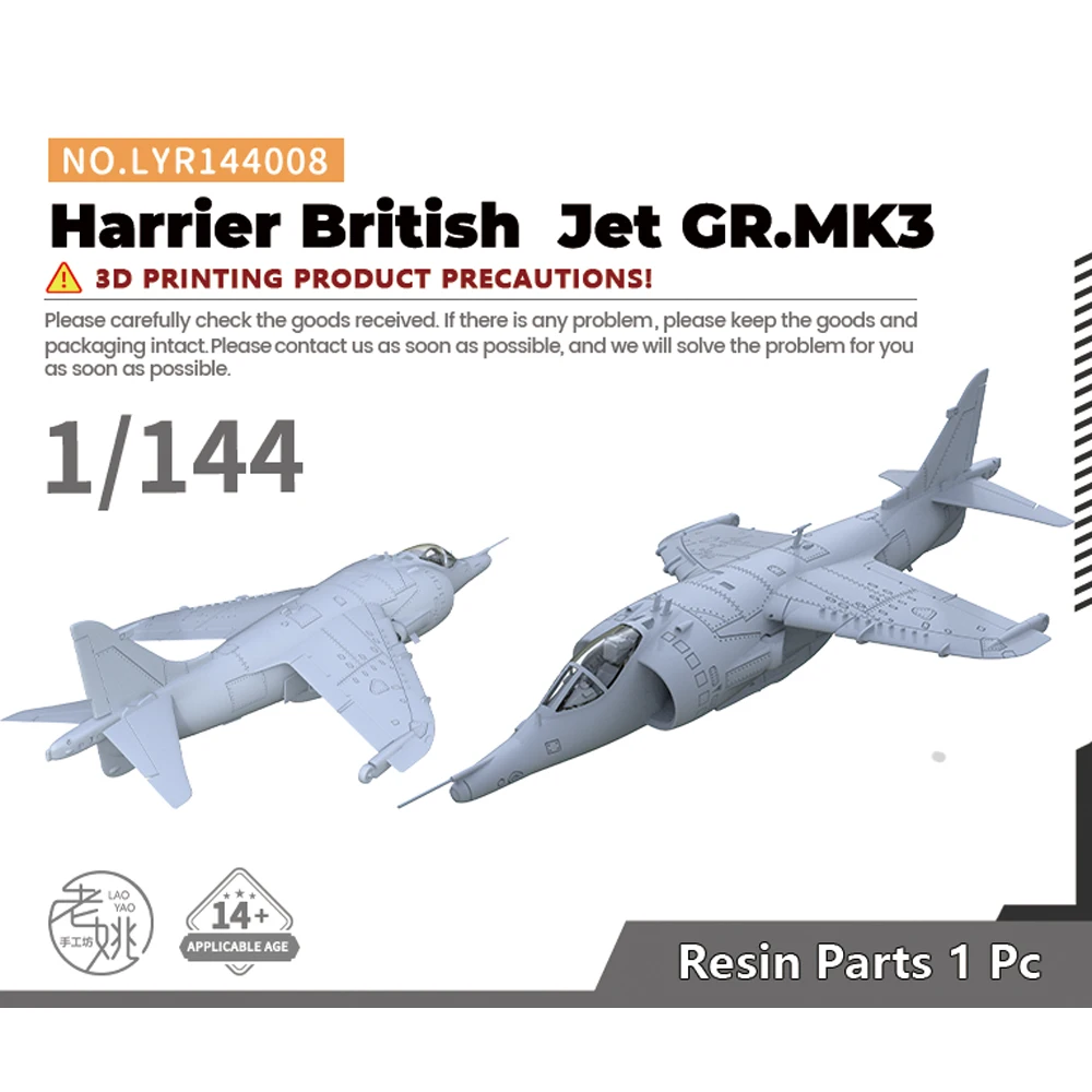 Est-dio-de-Yao-Militar-Modelo-Kit-Harrier-Jet-brit-nico-GR-MK3 ...