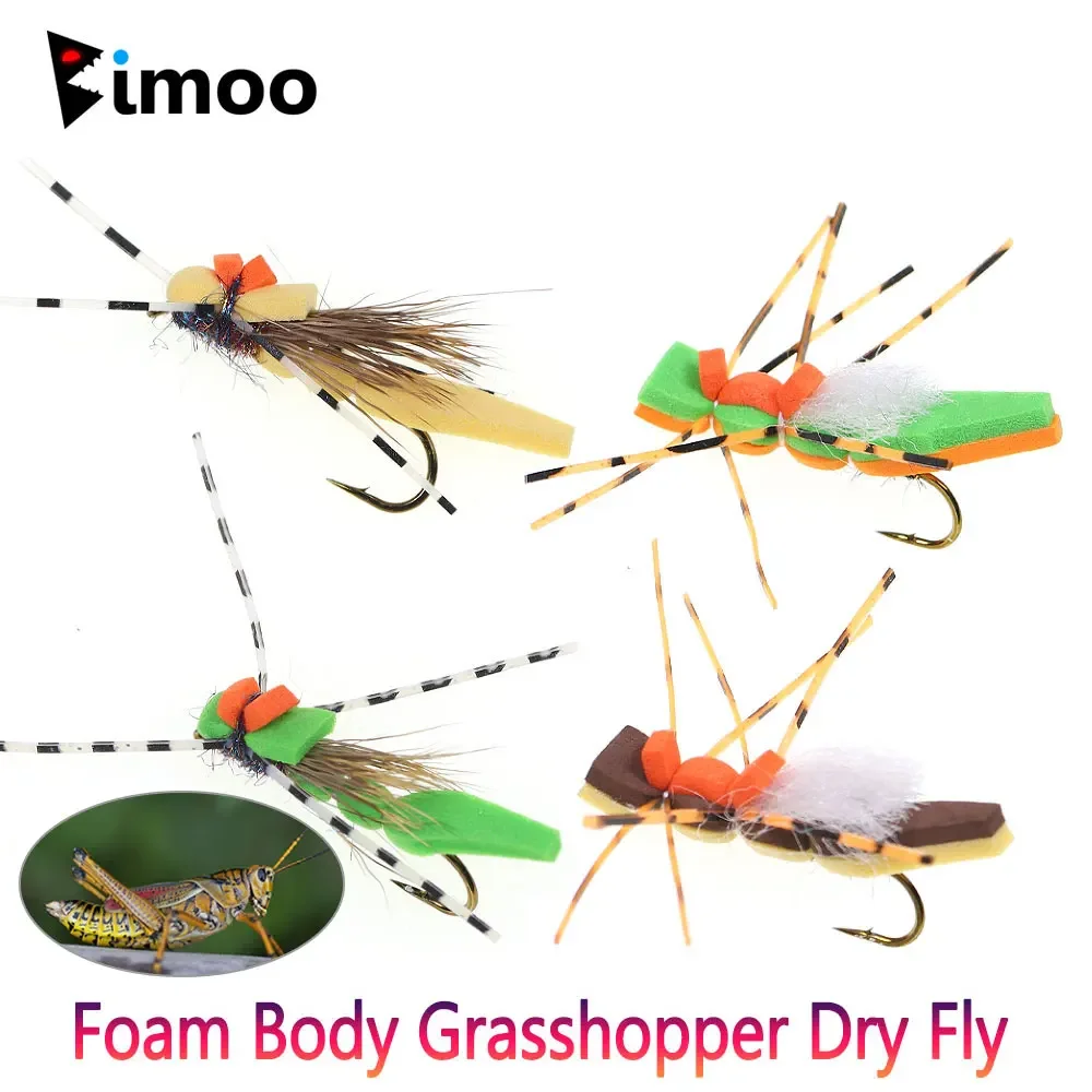 Fly Fishing Hopper Patterns Fly Fishing Grasshopper Dry Flies - 18 ...