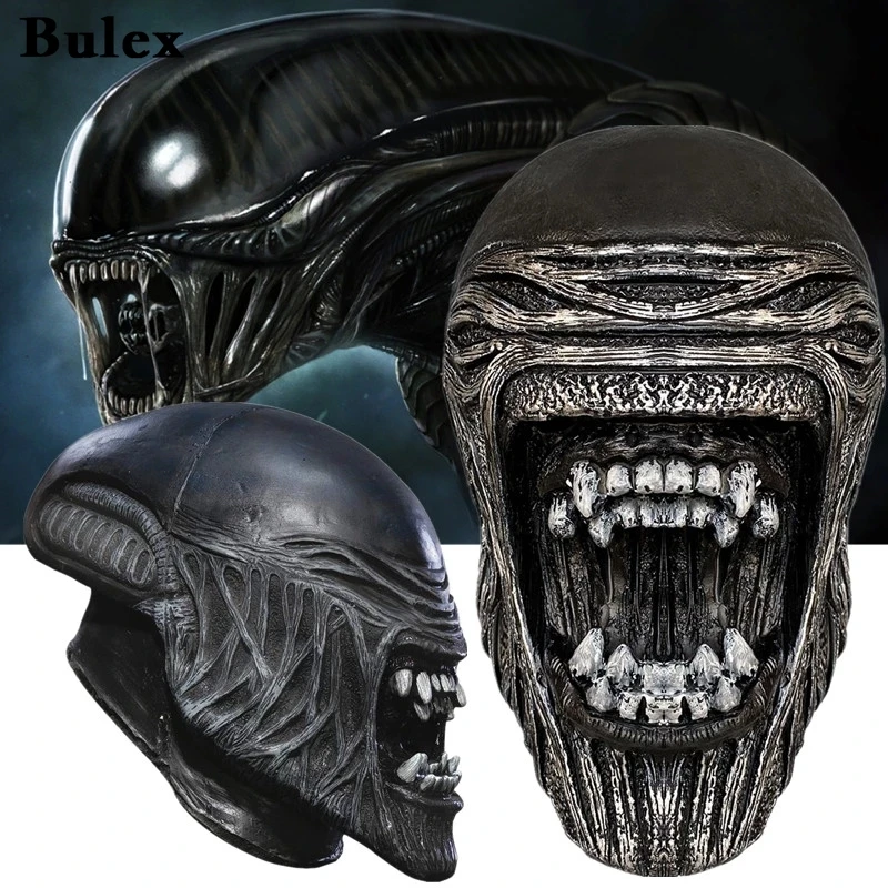 Bulex Alien Predator Cosplay Latex Mask Horror Helmet Monster Masks ...