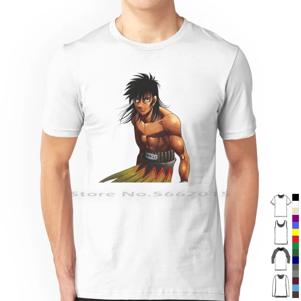 Wally-T-Shirt-100-Cotton-Ippo-Makunouchi-Takamura-Kamogawa-Gym-Mamoru ...