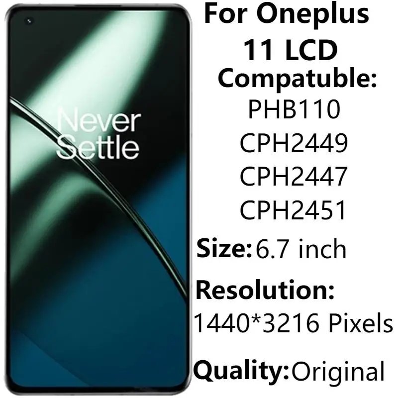 Original-6-7-AMOLED-For-OnePlus-11-PHB110-CPH2449-CPH2447-LCD-Display ...