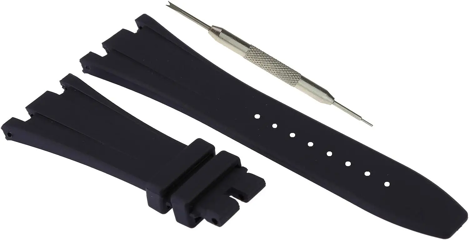 Compatible-with-AP-Royal-Oak-Offshore-ROO-Rubber-Silicone-28mm-Black ...