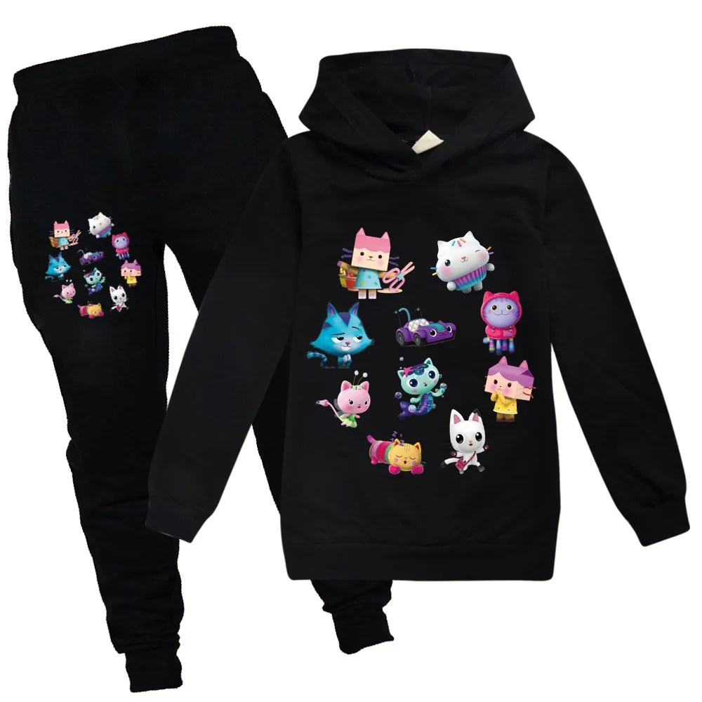 New Gabby Cats Kids Clothing Set Children Clothes Sets Cartoon Gabby's ...