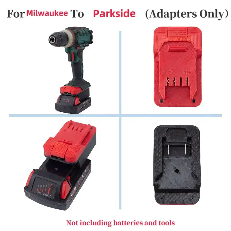 For-Milwaukee-parkside-T-Adapter-For-Milwaukee-18V-Lithium-Converter-To ...