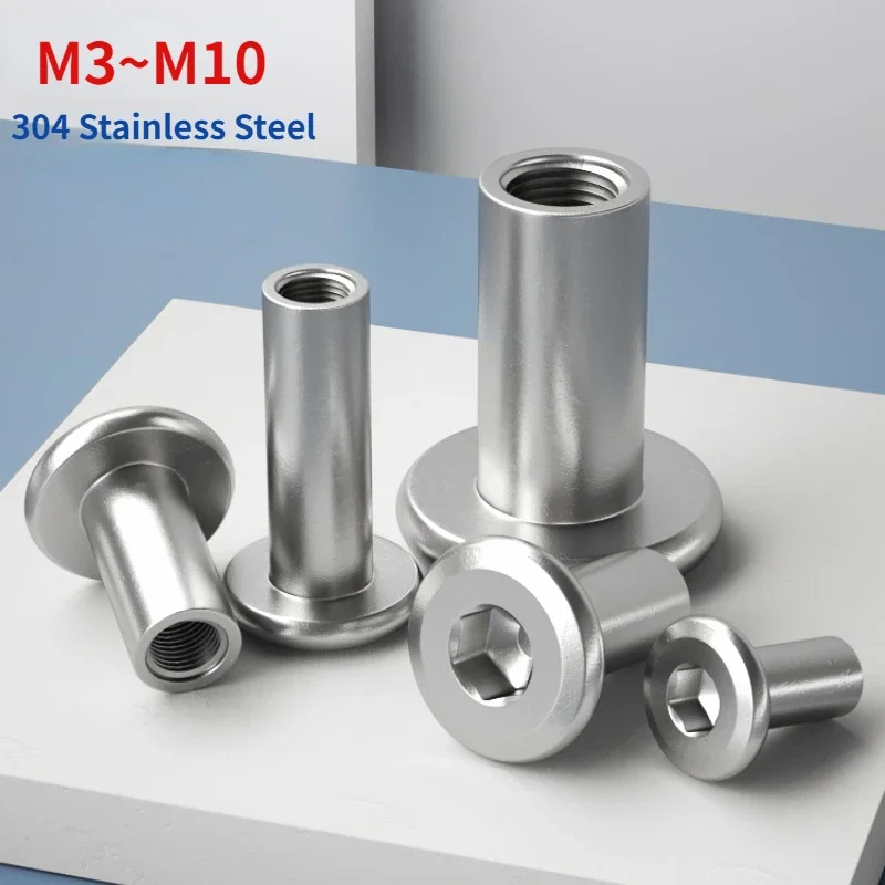 M3-M4-M5-M6-M8-M10-304-Stainless-Steel-Large-Flat-Hex-Hexagon-Socket ...