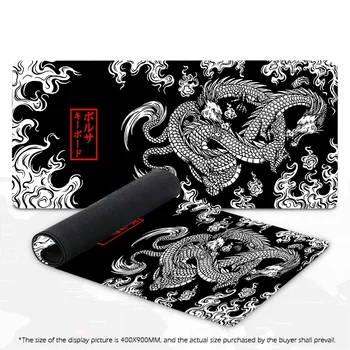 Japanese Dragon Large Gaming Mousepad XXL Keyboard Gamer Mouse Pad on ...